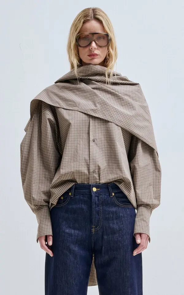 DARKPARK Georgia Draped Top