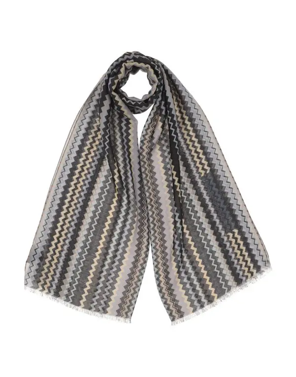 Missoni Scarf Wool, Silk - Black