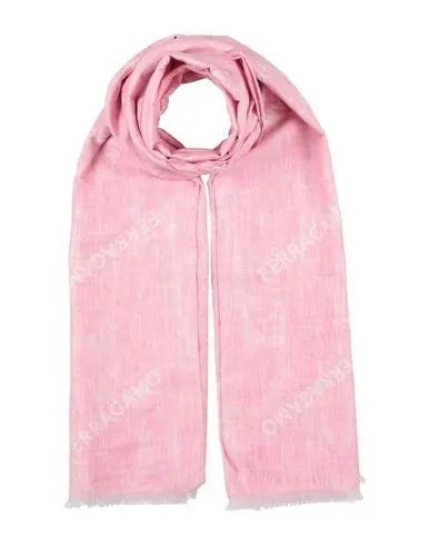 FERRAGAMO Scarf Midnight Cotton, Silk - Pink