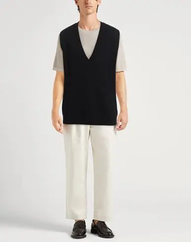 Barena Venezia Midnight Virgin Wool Sleeveless V-neck Sweater