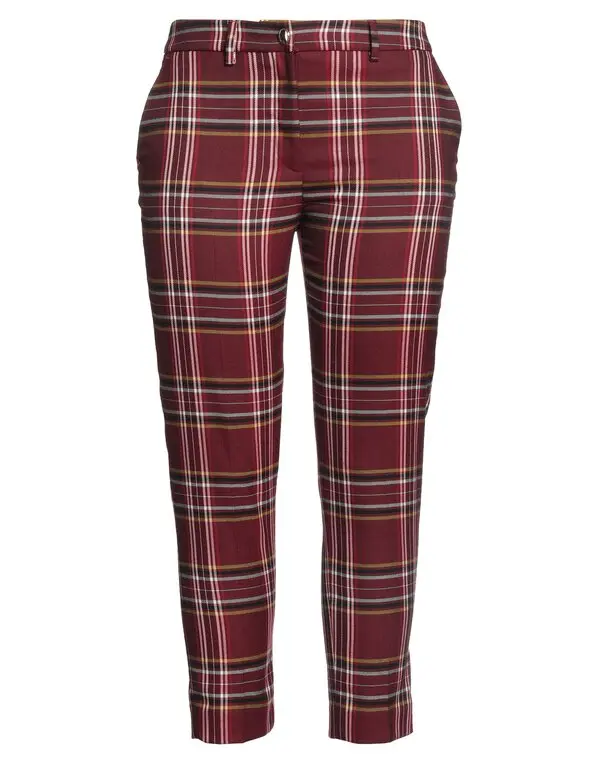 Liu Jo Tartan Stretch Chinos