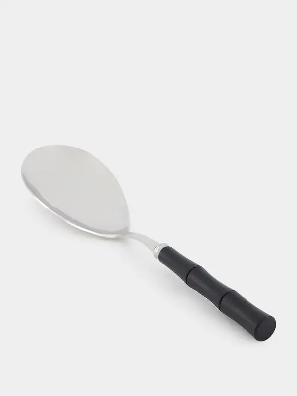 CAPDECO Byblos Bamboo Rice Server - Black