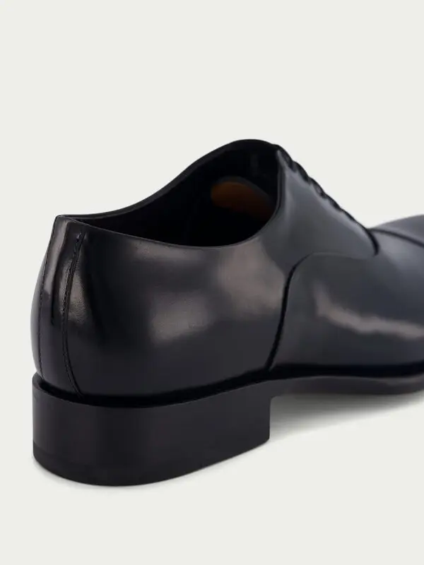Santoni Polished Leather Oxford Shoes