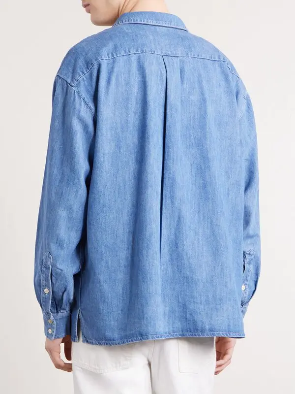 A KIND OF GUISE Gusto Cotton-blend Denim Shirt