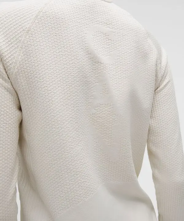 Lululemon Team Canada Engineered Warmth Half Zip - Beech White/beech White