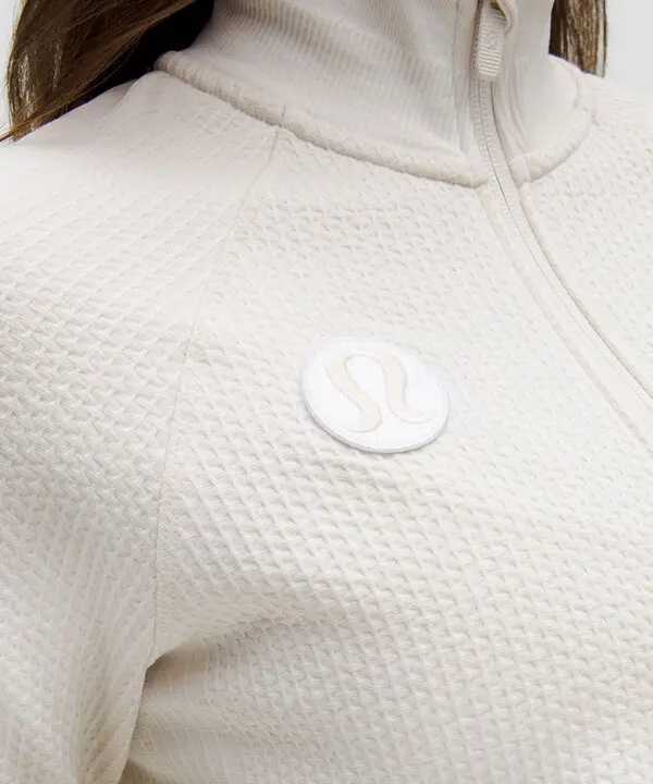 Lululemon Team Canada Engineered Warmth Half Zip - Beech White/beech White
