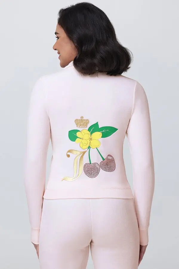 Juicy Couture Cherry Heritage Mockneck Jacket