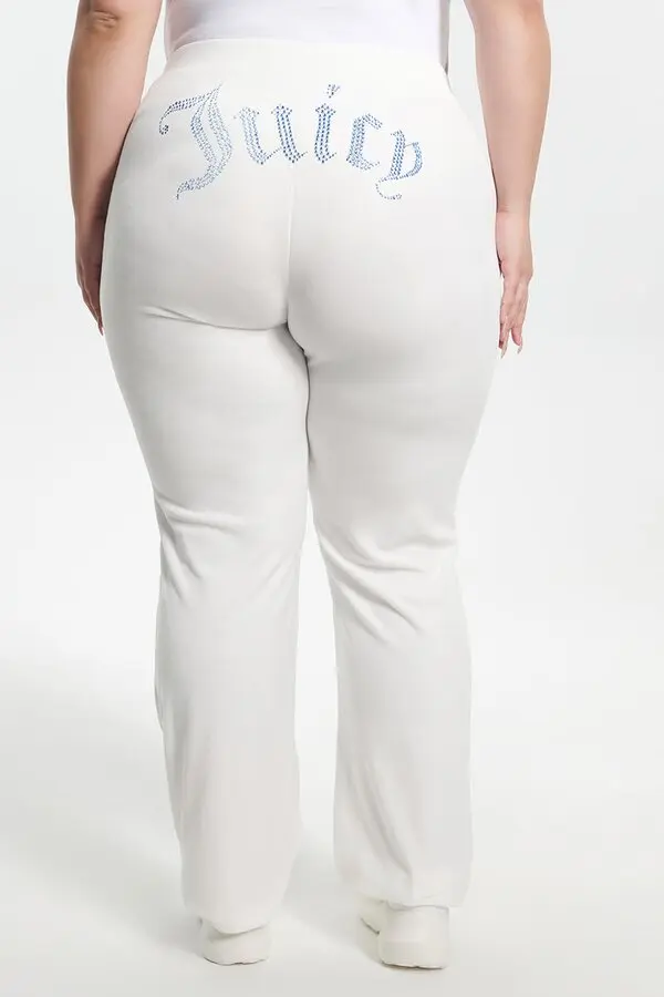 Juicy Couture Plus-size Velour Track Pants - Angel
