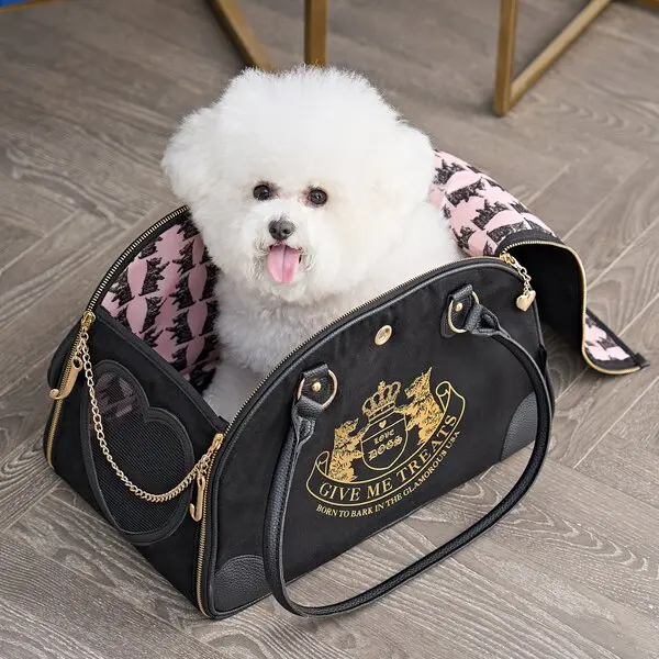 Juicy Couture Pet Carrier - Black