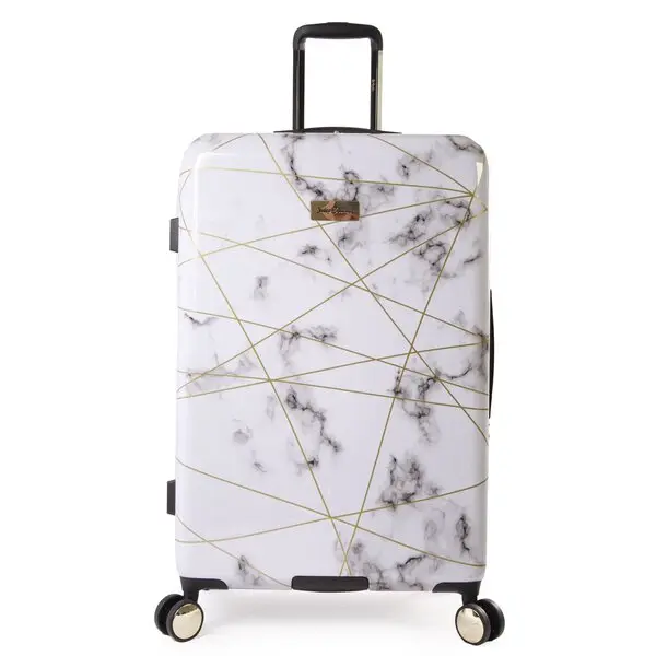 Juicy Couture Hardside Spinner Luggage - Marble Web