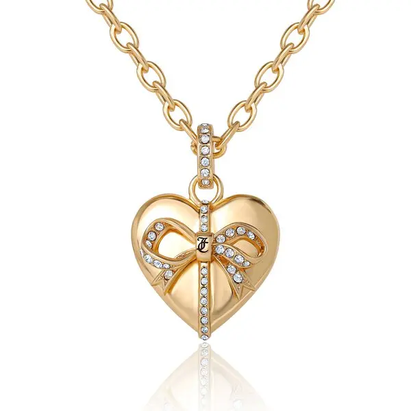 Juicy Couture Gold-tone Heart Charm Necklace - Goldtone