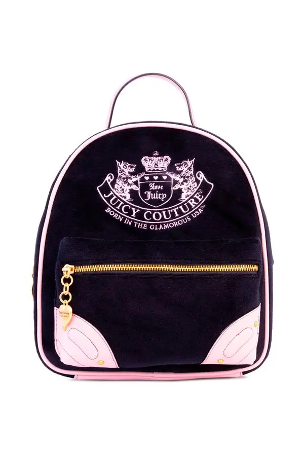 Juicy Couture Heritage Core Backpack - Liquorice/dusty Blush