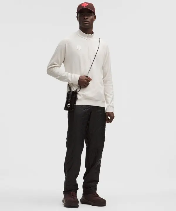 Lululemon Team Canada Engineered Warmth Half Zip - Beech White/beech White