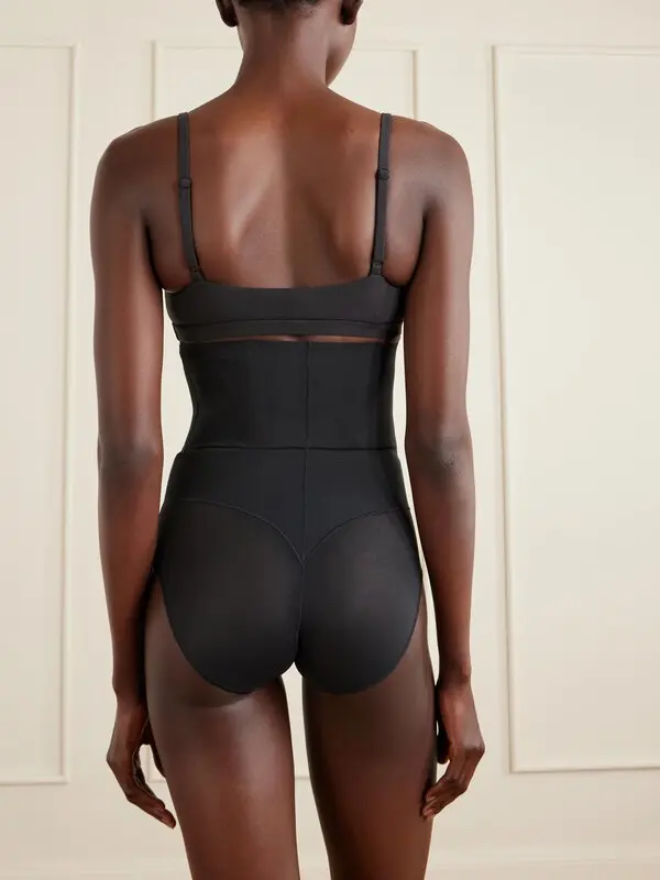 SKIMS Power Mesh High-waist Jersey Briefs