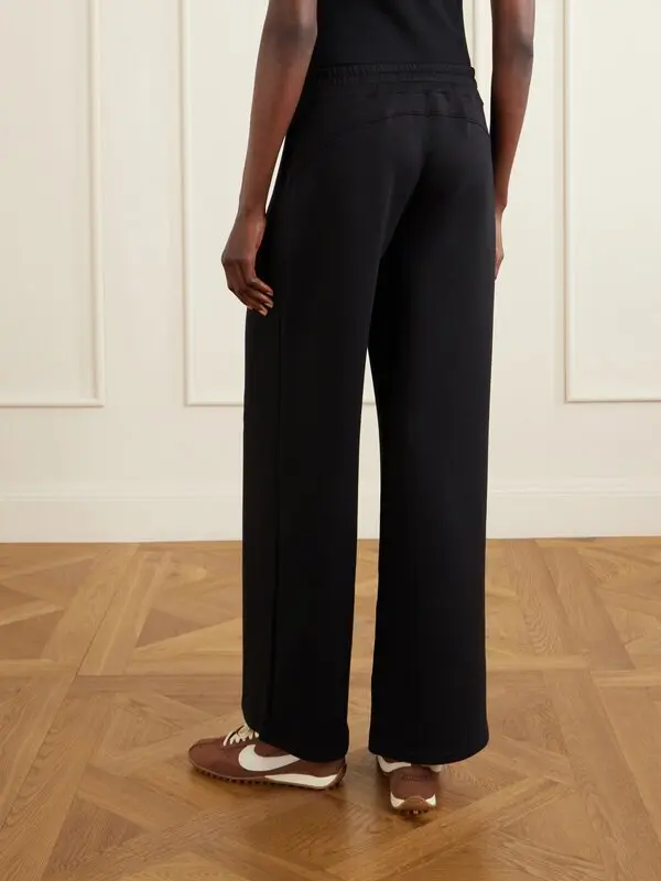 Spanx Airessentials Stretch-jersey Wide-leg Sweatpants