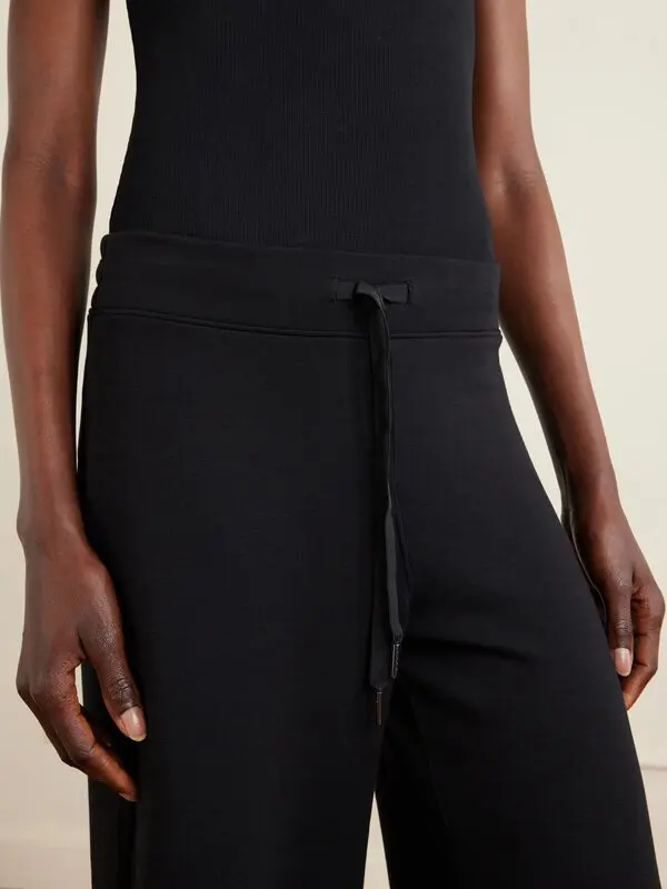 Spanx Airessentials Stretch-jersey Wide-leg Sweatpants