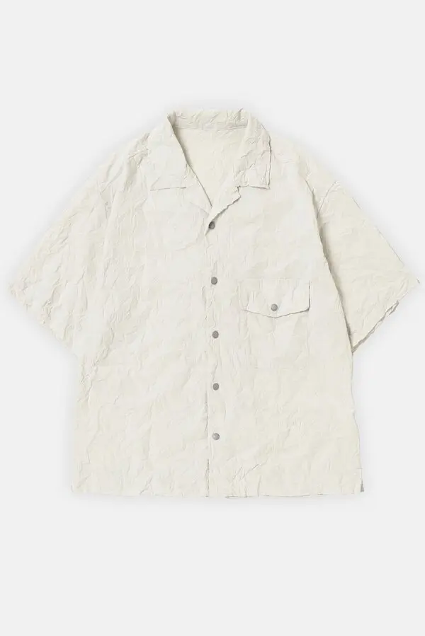 AND WANDER Short-sleeved Shirt - White
