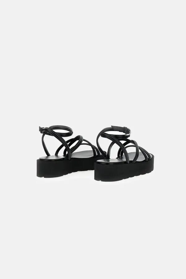 GIANVITO ROSSI Nappa Flatform Sandals