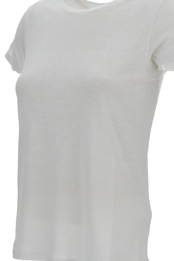 BIFFI Linen T-shirt - White