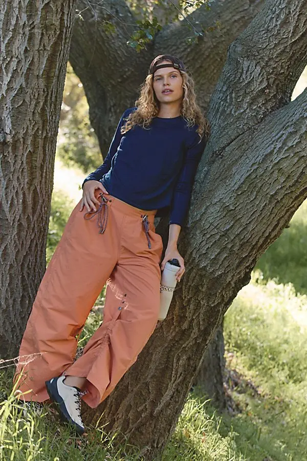Free People Pick Me Up Hike Pants - Terra