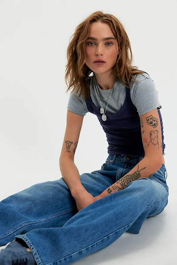 RED CARD TOKYO Dakota Baggy Jeans - Nevada