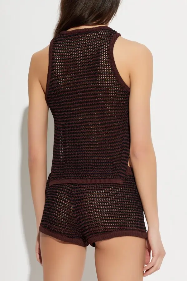 Bond Eye Aher Knit Top - Brown