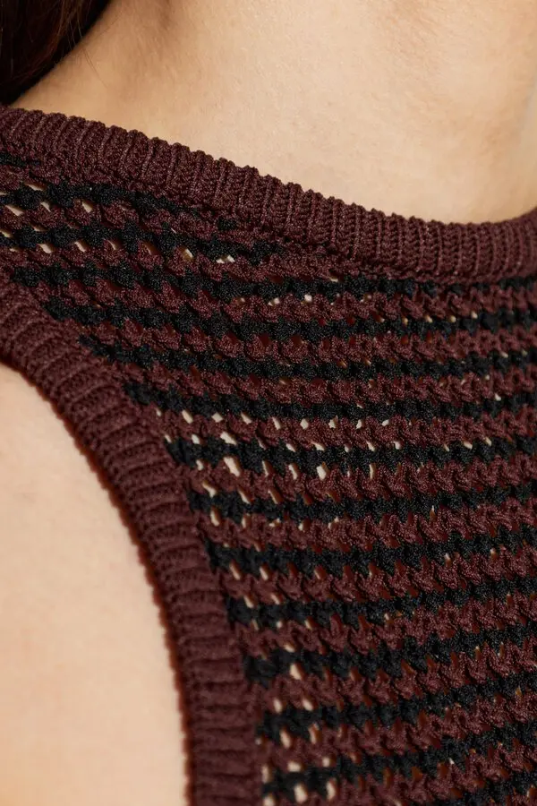 Bond Eye Aher Knit Top - Brown