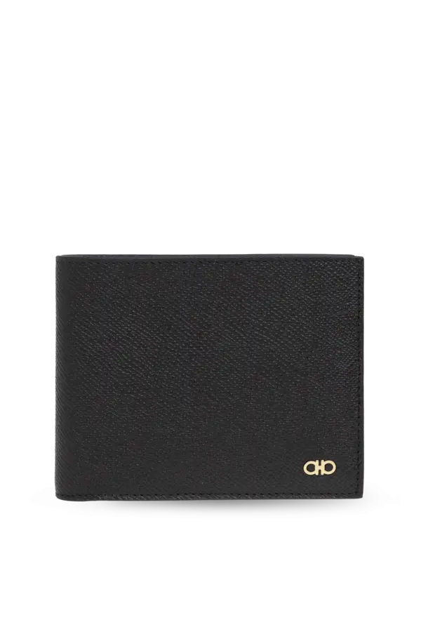 FERRAGAMO Leather Wallet - Black