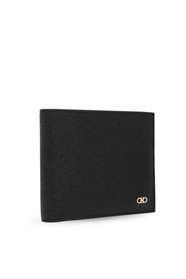 FERRAGAMO Leather Wallet - Black