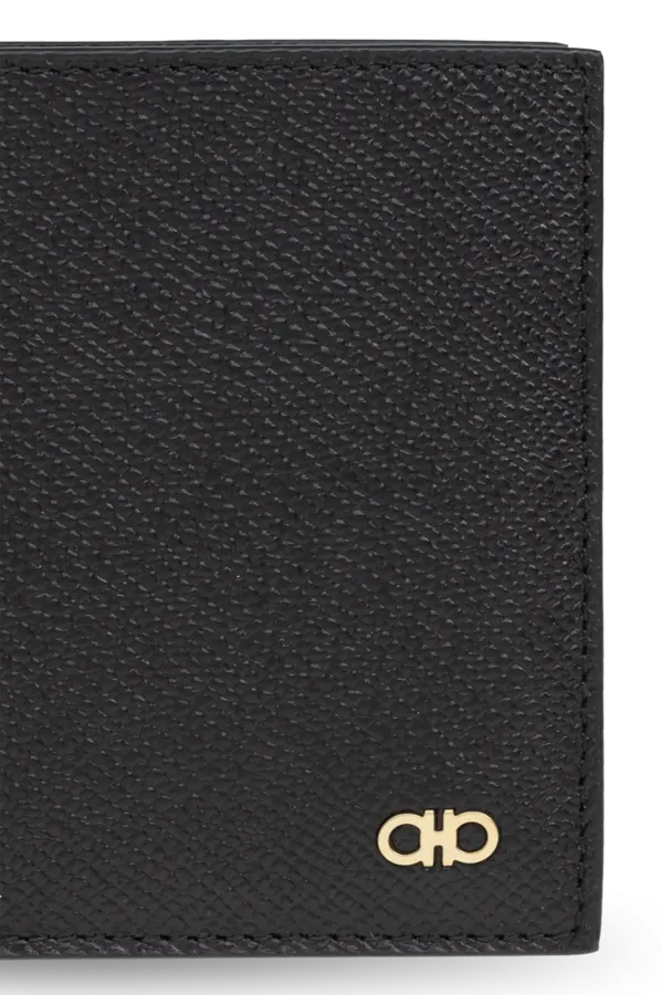FERRAGAMO Leather Wallet - Black