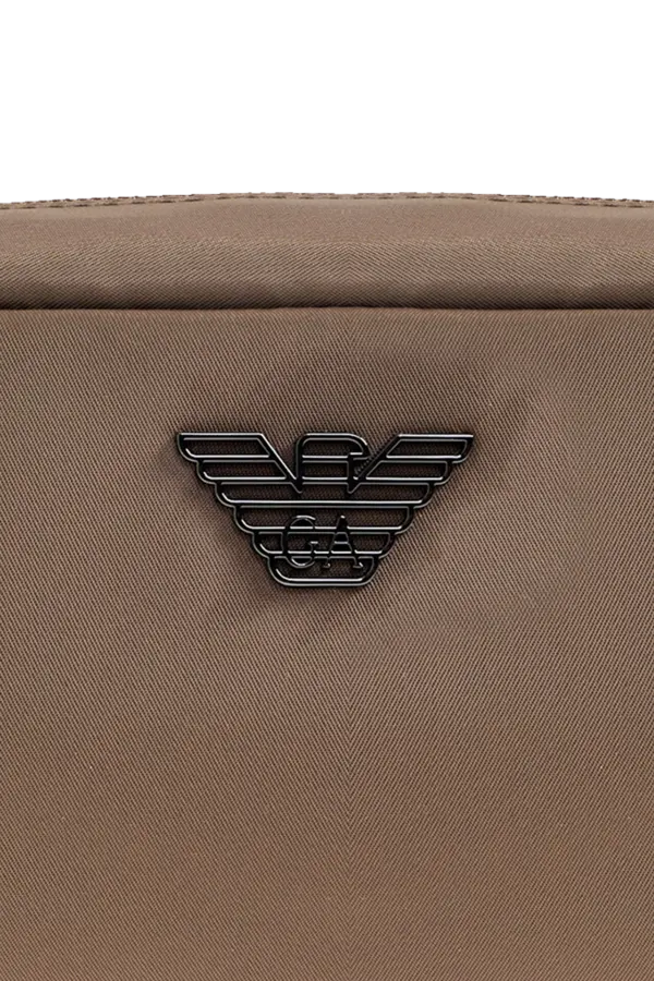 Emporio Armani Sustainability Cosmetic Bag - Brown