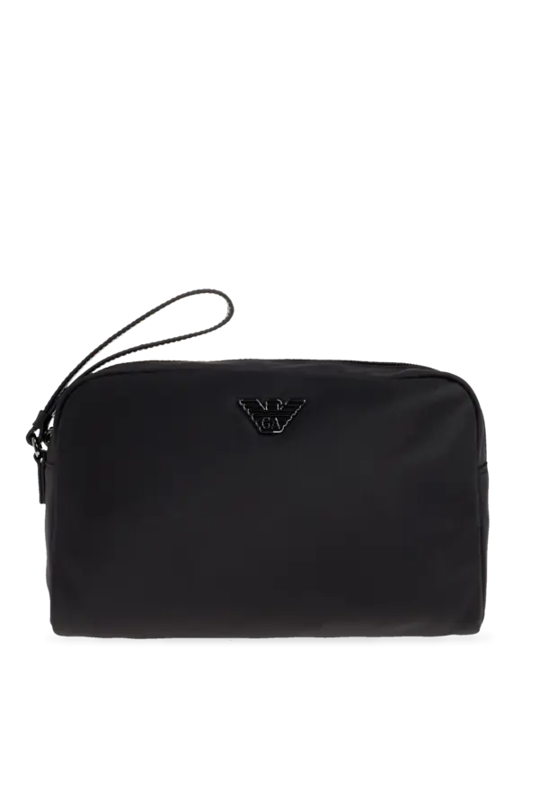Emporio Armani Cosmetic Bag From The `sustainability` Collection - Black