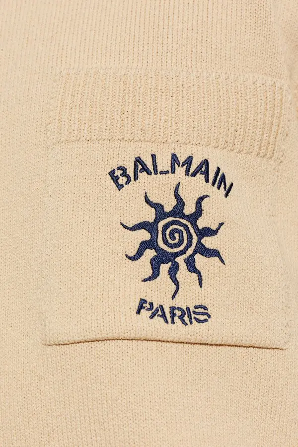 Balmain Polo Shirt With Pocket