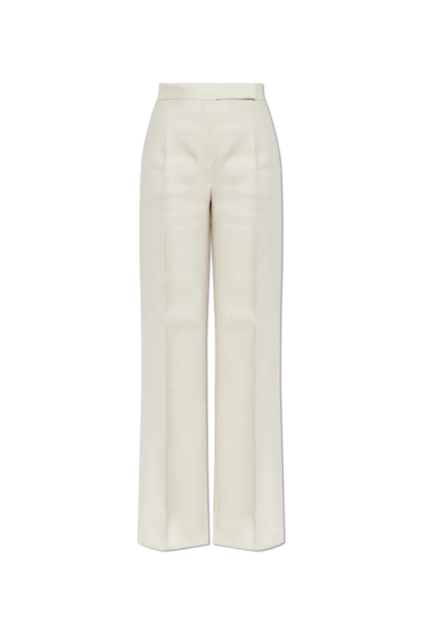 Max Mara Linen Trousers "badesse - Cream