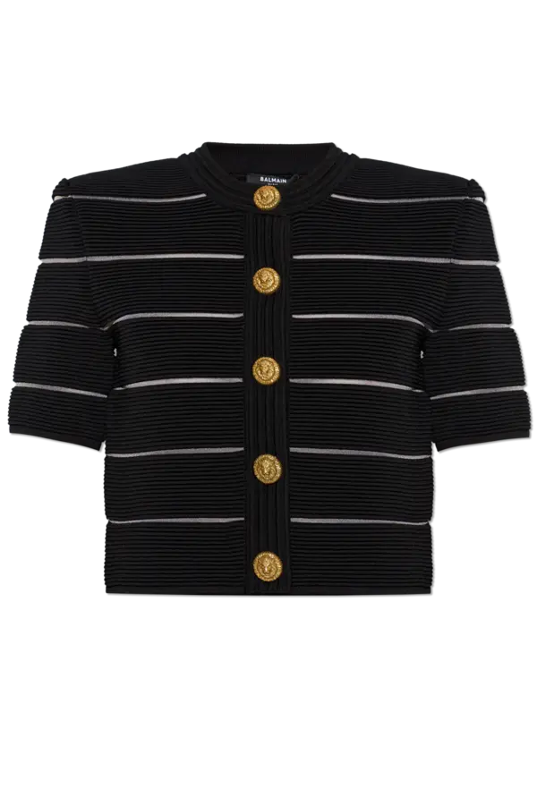 Balmain Short-sleeve Cardigan