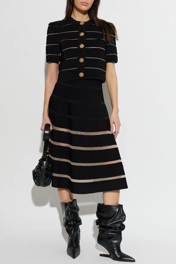 Balmain Short-sleeve Cardigan