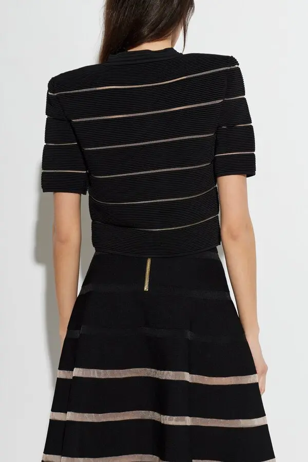 Balmain Short-sleeve Cardigan