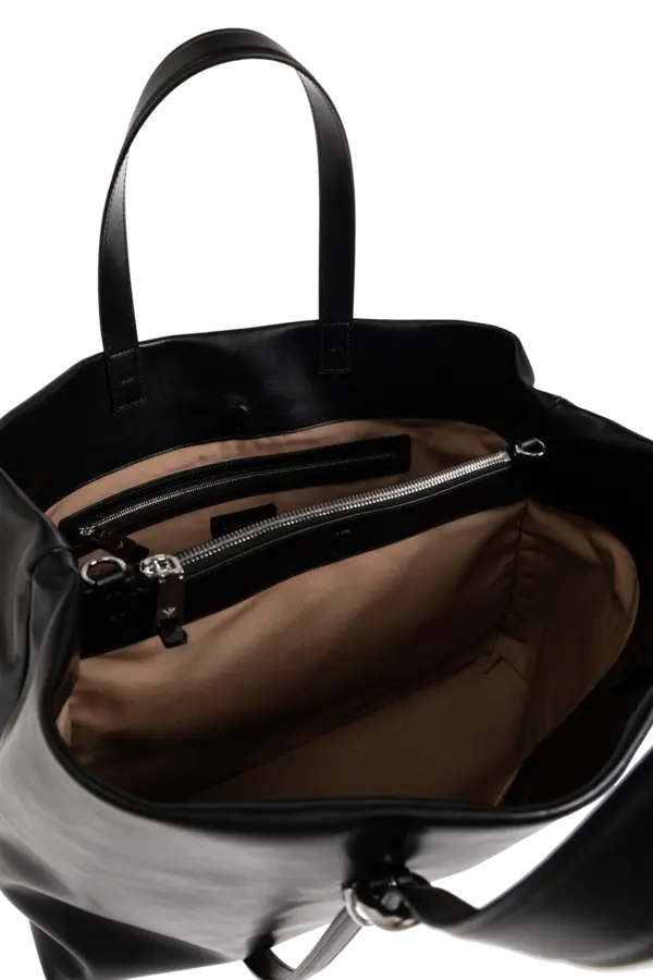 Emporio Armani Leather Shopper Bag