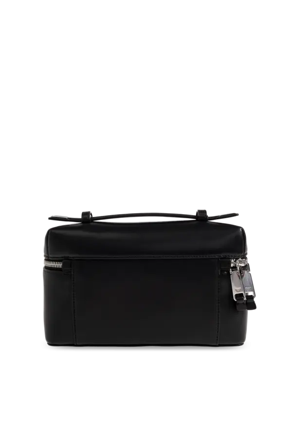 Emporio Armani Bovine Leather Handbag With Adjustable Strap