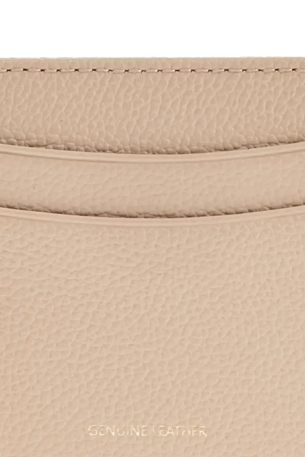 Emporio Armani Leather Card Holder - Pink