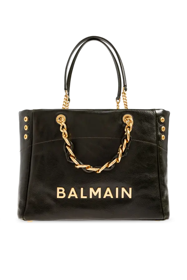 Balmain 1945 Soft Shopper Bag - Green