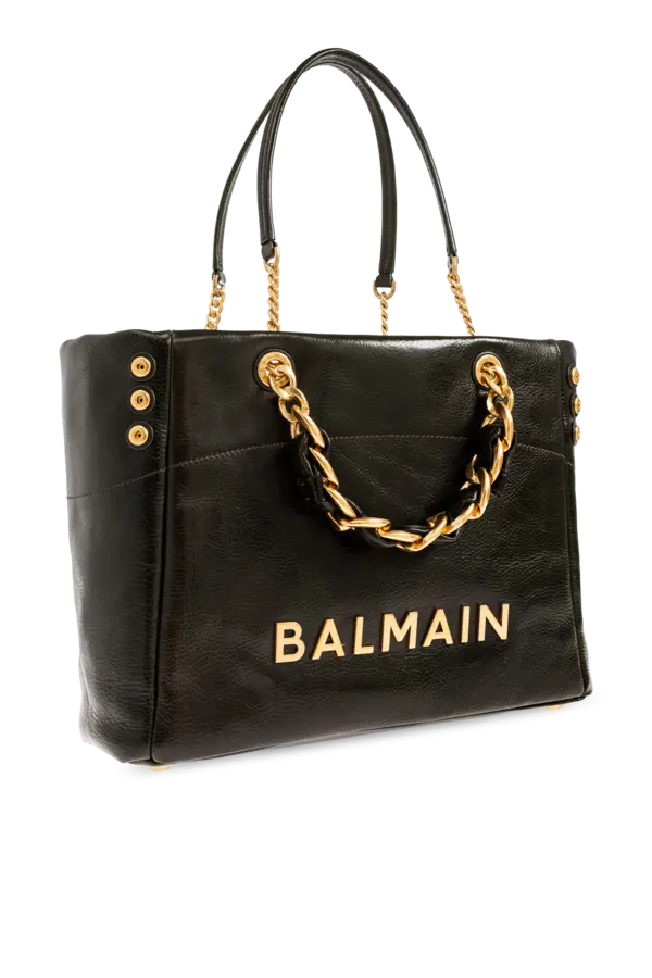 Balmain 1945 Soft Shopper Bag - Green