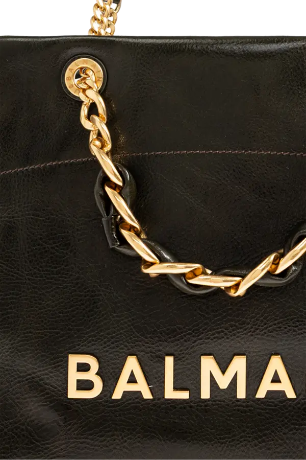 Balmain 1945 Soft Shopper Bag - Green