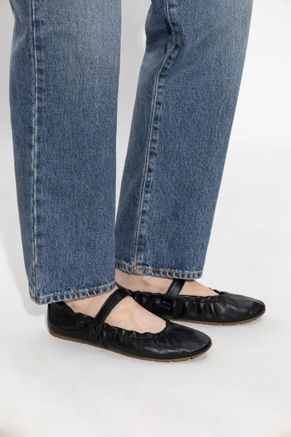 COACH Leather Ballet Flats