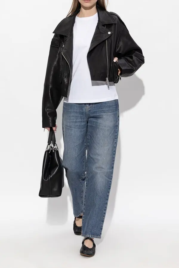 COACH Leather Ballet Flats