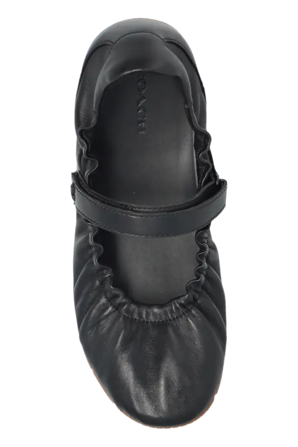 COACH Leather Ballet Flats