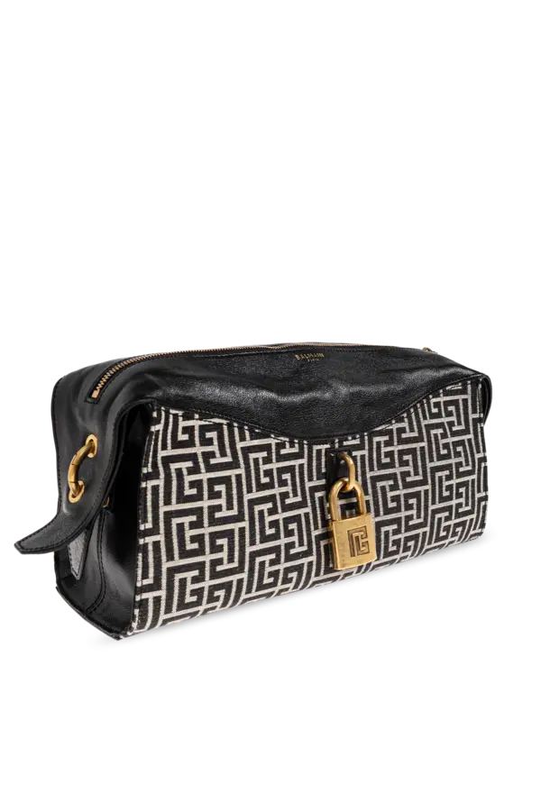 Balmain Shoulder Bag With Geometric Pattern