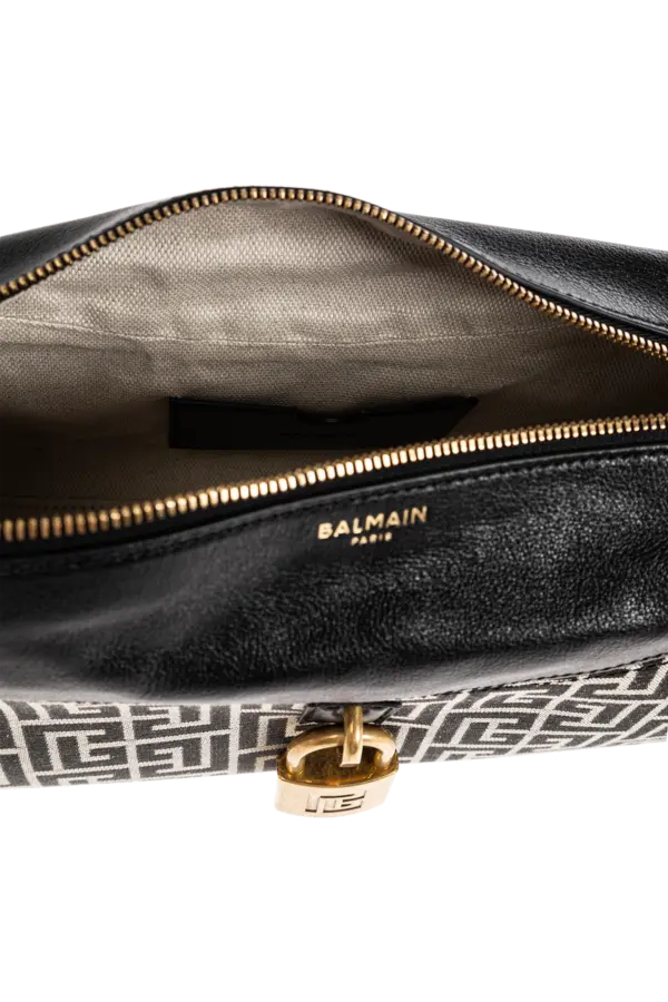 Balmain Shoulder Bag With Geometric Pattern