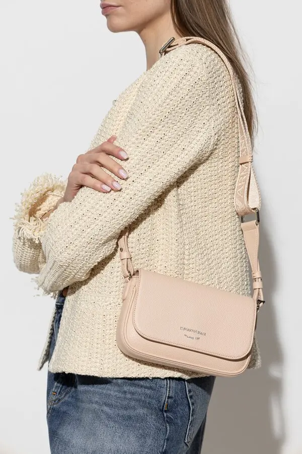 Emporio Armani Embossed Shoulder Bag