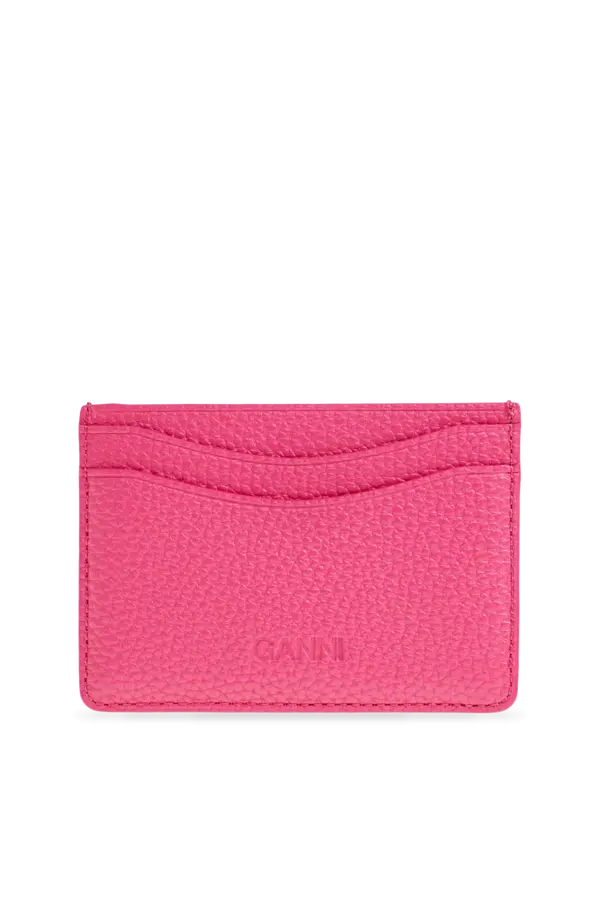 GANNI Card Case - Pink